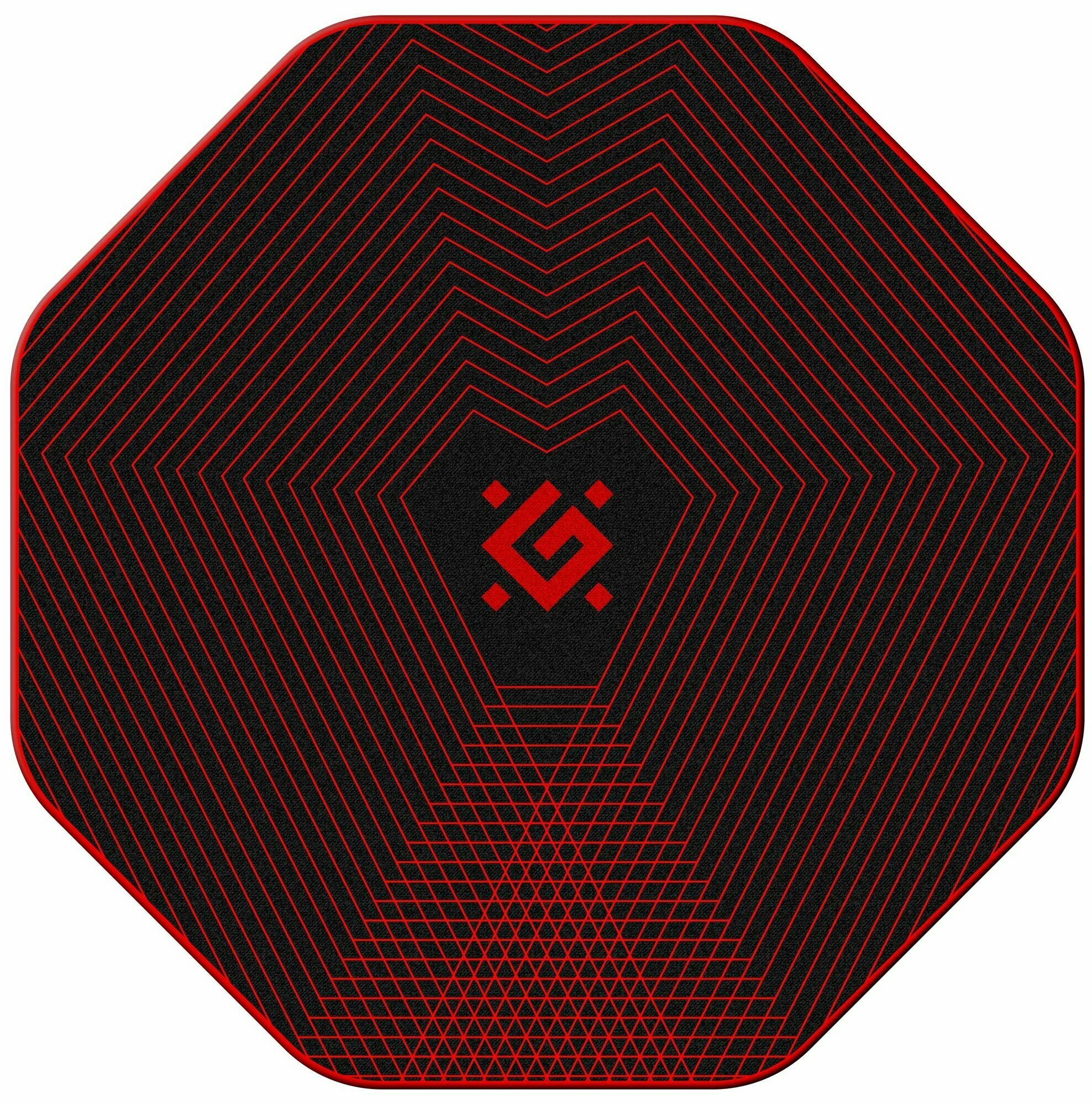 Defender Напольный игровой ковер Tekta Напольный,1160*1160*4мм, черный