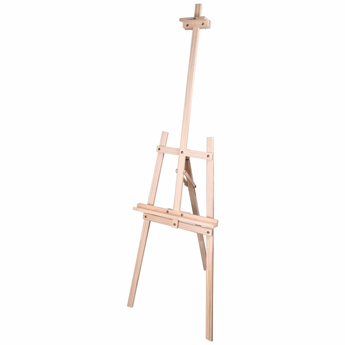 Мольберт напольный Brauberg Art Classic "Лира", сосна, 55х170х120см, высота холста до 120см (192260), 6 уп.