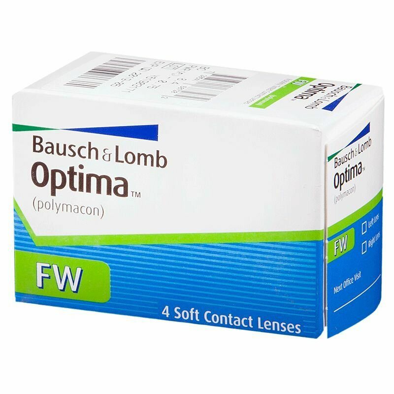 Линзы контактные Bausch&Lomb Optima FW -6,00 №4