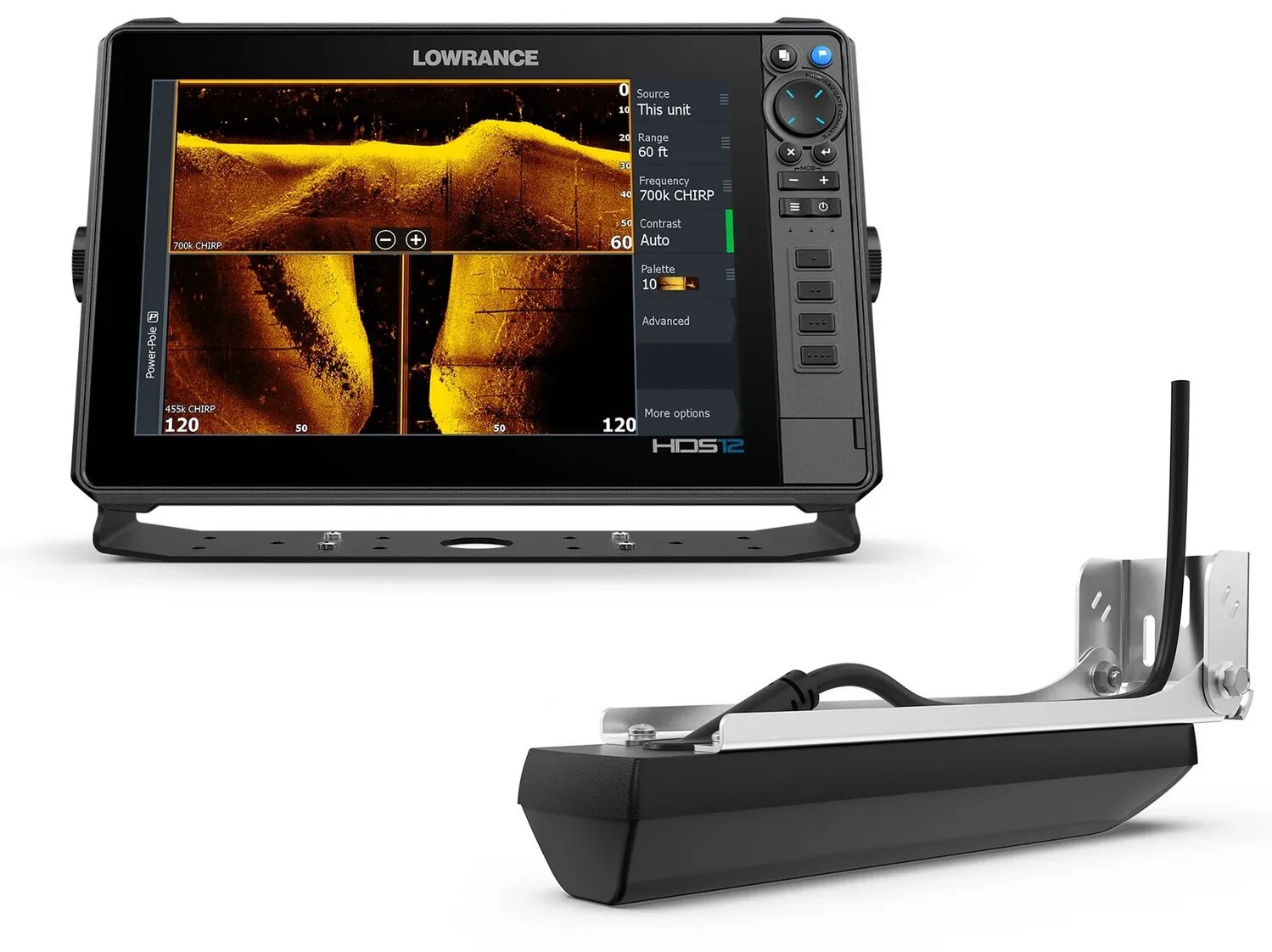 Эхолот Lowrance HDS-12 PRO с датчиком Active Imaging HD 3-в-1