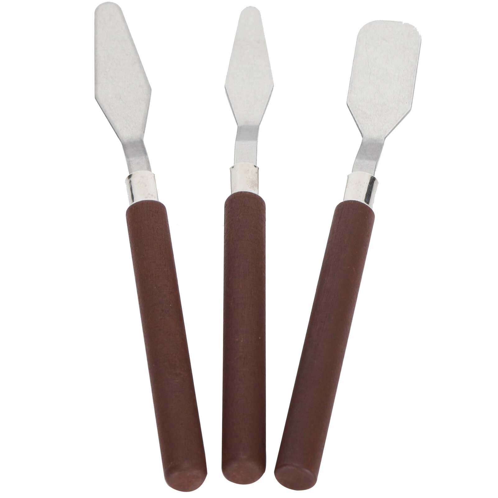 3pcs Palette Knife Stainless Steel Spatula Painting Tool for Oil Clay Sculpture