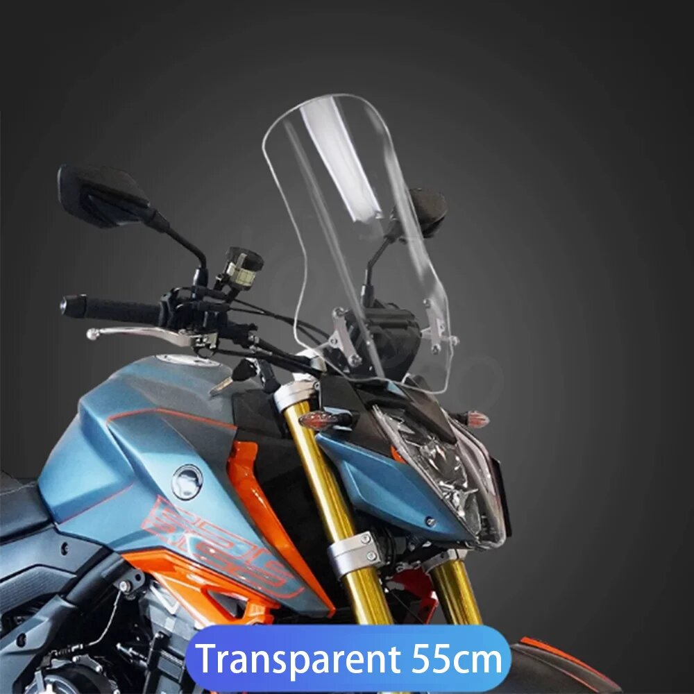 Переднее лобовое стекло мотоцикла для Loncin VOGE 525R, аксессуары, лобовое стекло, усиленный ветровой блок, обтекатель, дефлектор ветра с кронштейном Style4