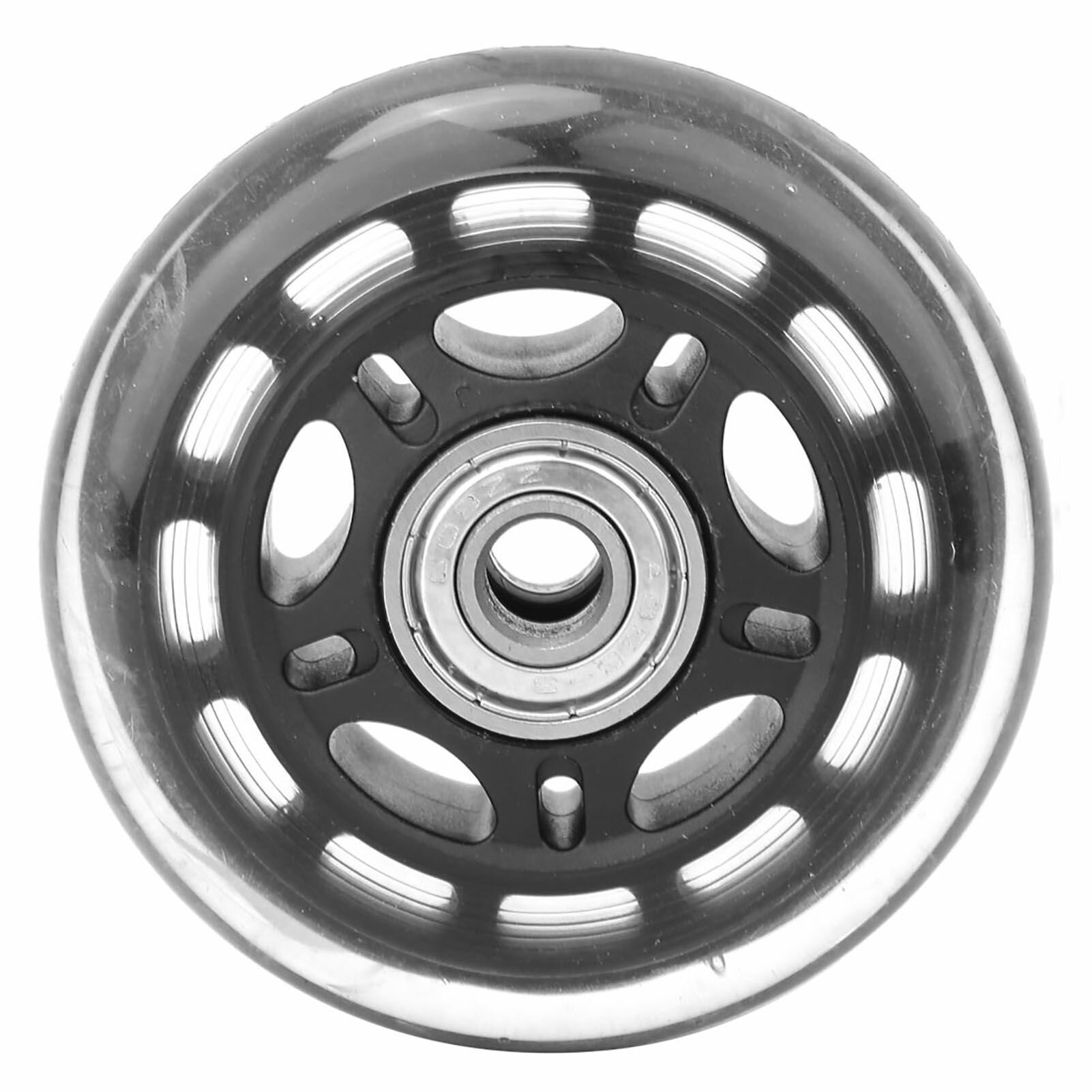 3 дюймовые колеса с подшипником 608ZZ, черные, из ПУ, бесшумные