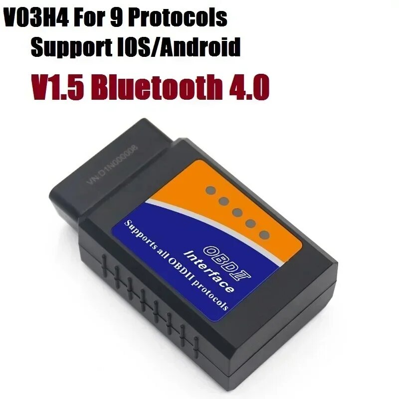 Автомобильный мини-сканер PL Ship V1.5, ELM327 Bluetooth OBD2 сканер ELM 327 OBD адаптер для V03H4