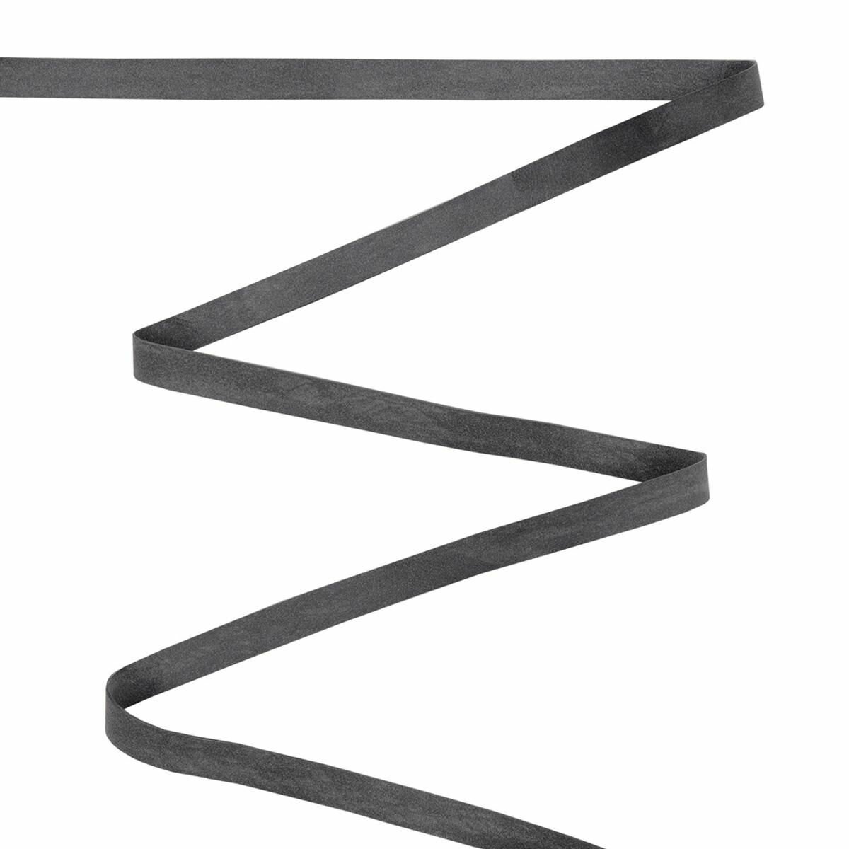 Резинка айрис Латексная, 0,5х6 мм, 250 м/кг+-5 кг, цвет Графит, 5 шт