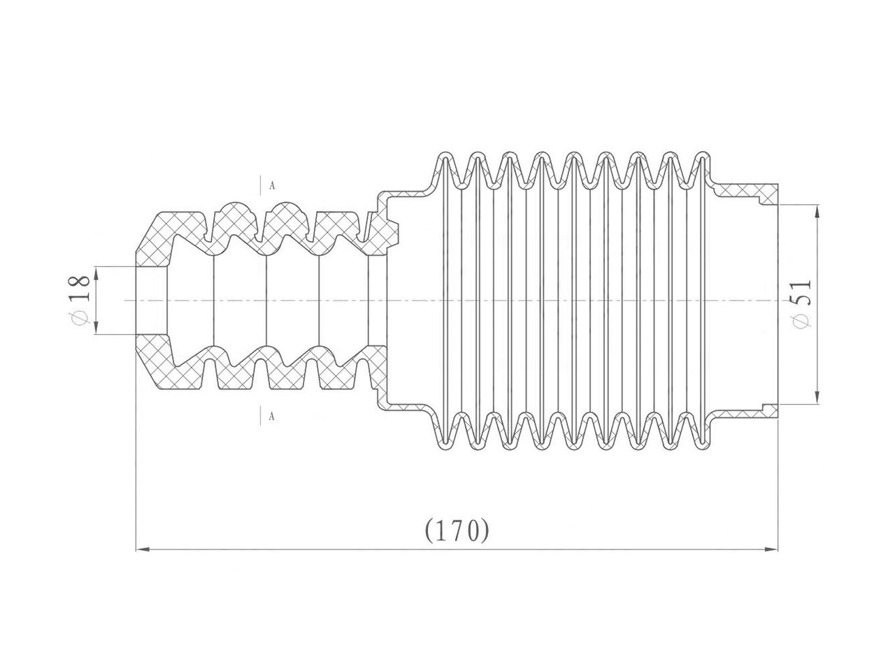 UNIO DUC-50100 (8200040073) комплект пыльника с отбойником (1 шт.) Renault (Рено) Megane (Меган) II 02-, Scenic