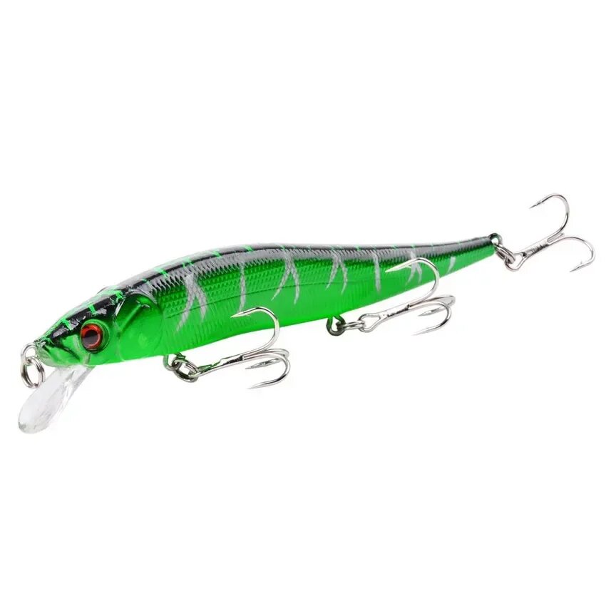 AOrace Minnow рыболовная приманка 11,5 см фиолетовый/фиолетовый