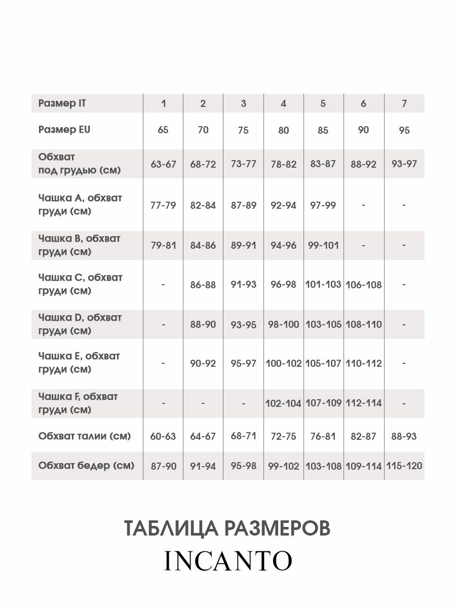 Трусы Incanto стринги на средней посадке, размер 1-2, бежевый — фото 1