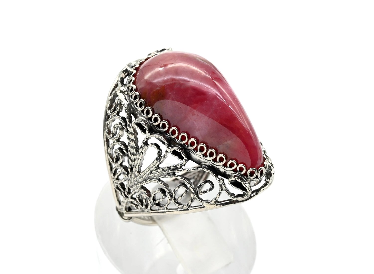 Кольцо, родонит