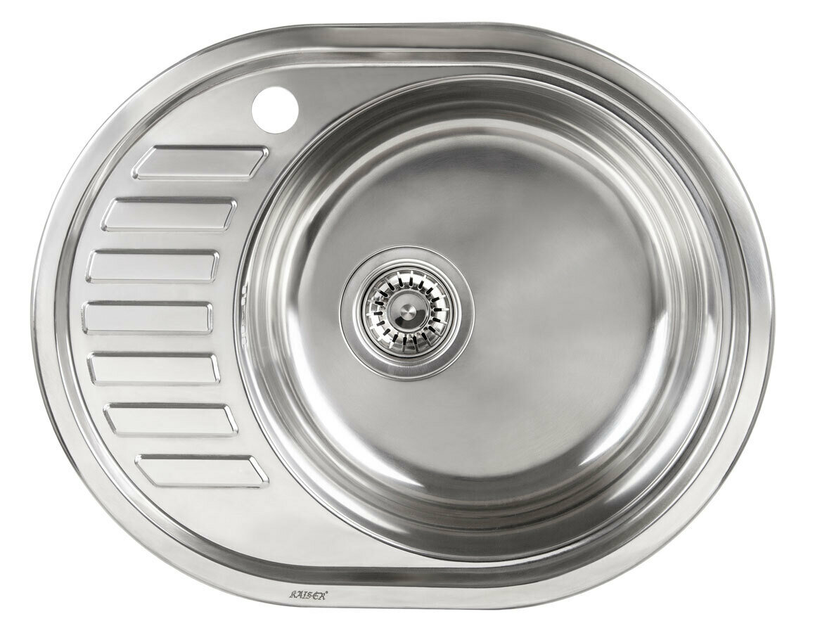 Мойка KAISER KSS-5745R левое крыло из нержавеющей стали