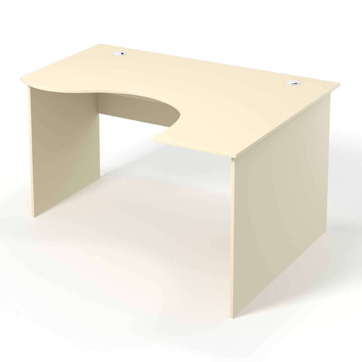 Стол эргономичный офисный СЭ-14 (правосторонний), Крем Вайс. Производитель товара - компания Westcom.