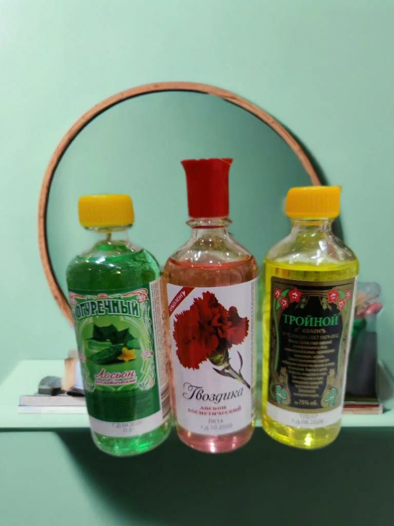 Комплект 32, Лосьоны "Огуречный"+ "Гвоздика"+ "Тройной"