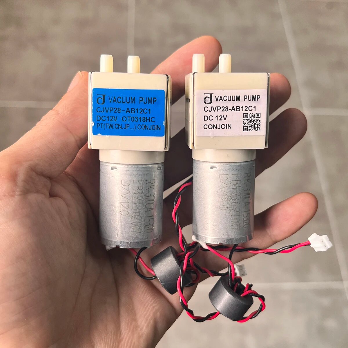 Фотоэлектрический вакуумный насос с мотором DC 12 В 370, всасывающий насос с отрицательным давлением для робота-пылесоса, бытовая техника