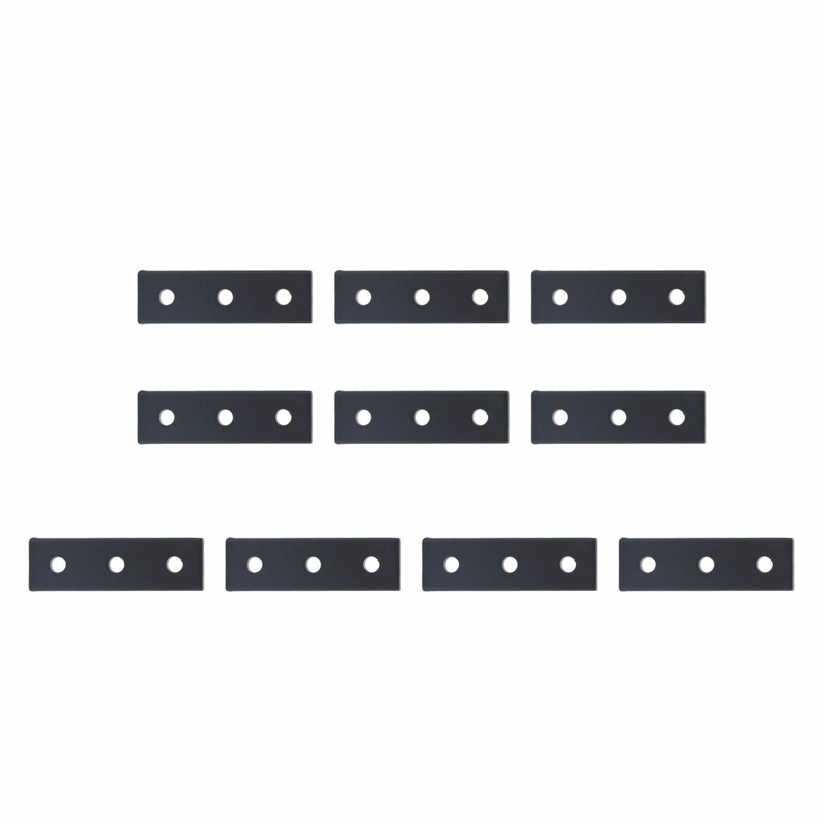 10 мебельных соединительных пластин из алюминиевого сплава с прямым кронштейном