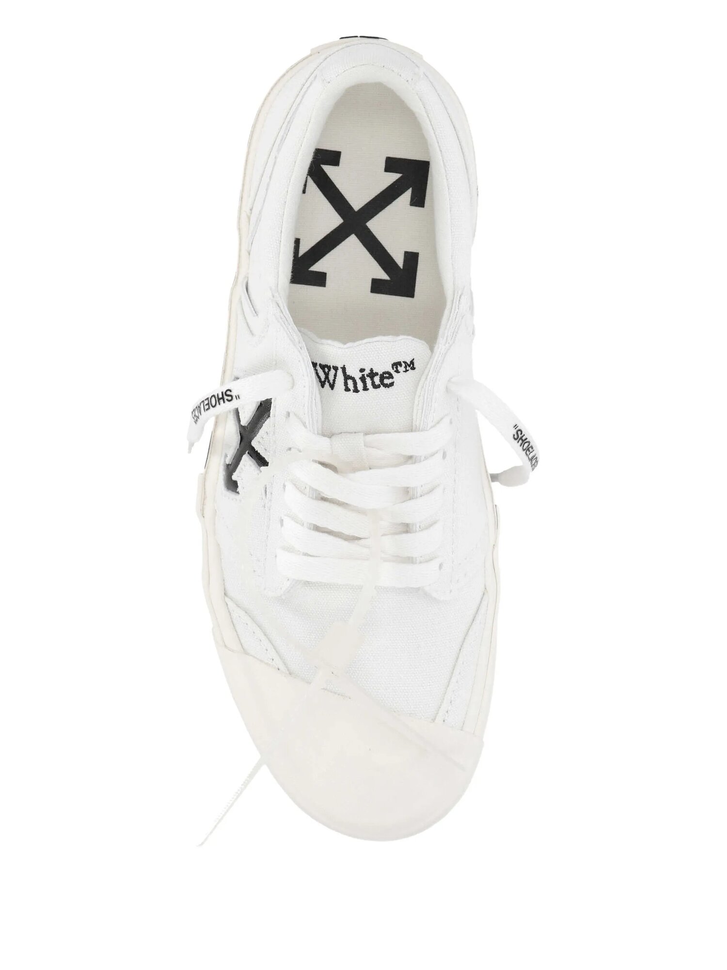 Кроссовки Off-White Arrow-stripe sneakers, размер 37, бежевый/белый — фото 1