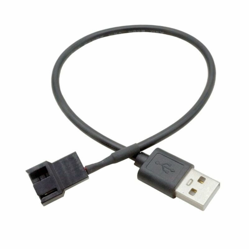 USB-кабель для питания вентилятора ПК, 50cm - Переход от USB к 4Pin