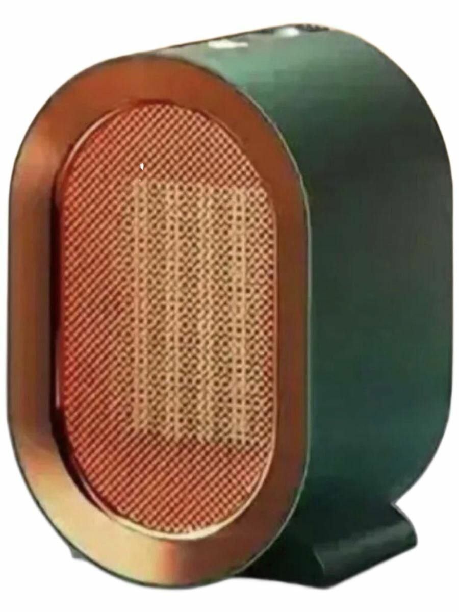 Обогреватель тепловентилятор, напольный, механический, зеленый
