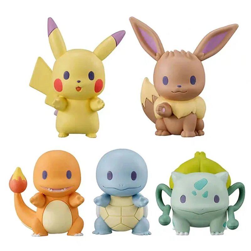 5 шт. Фигурки Pokemon TAKARA TOMY