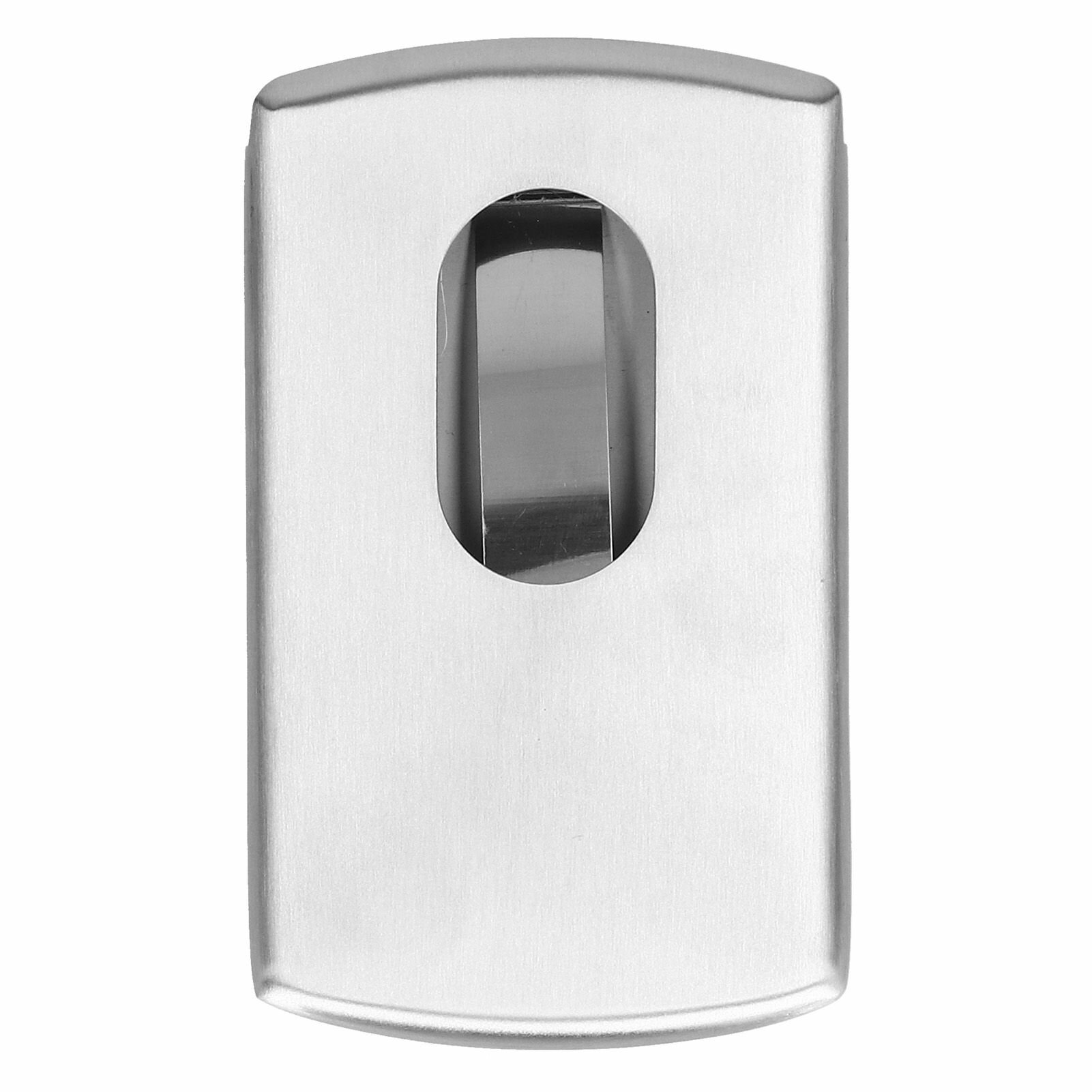 Скользящая коробка для визиток из нержавеющей стали, деловая, стильная