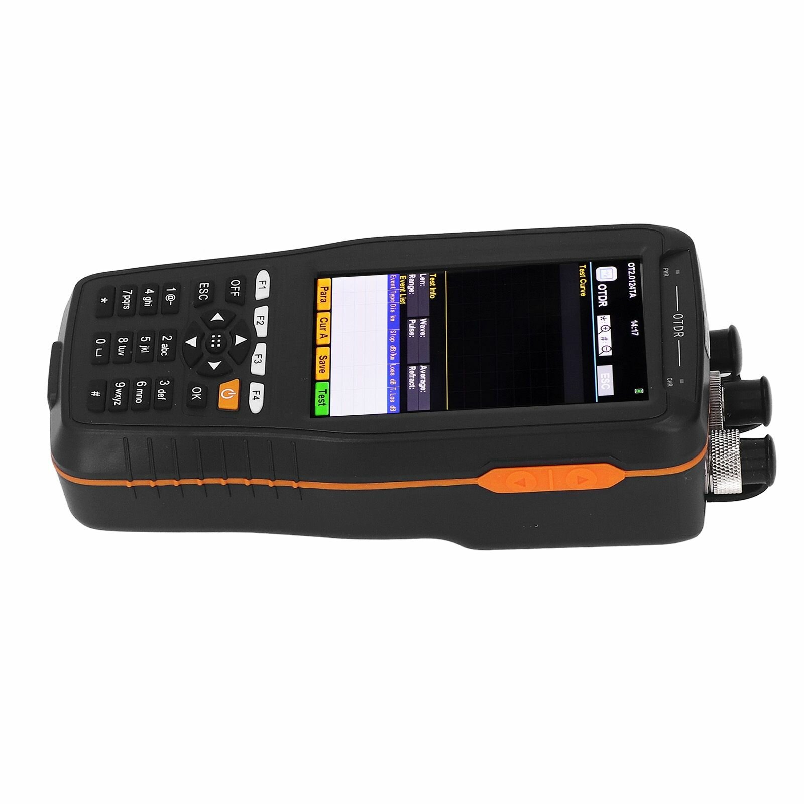 Оптический рефлектометр во временной области, от 0 до 60 км, 4 в 1, OTDR, тестер оптического волокна, экран 3,97 дюйма, 100 240 В, вилка европейского стандарта