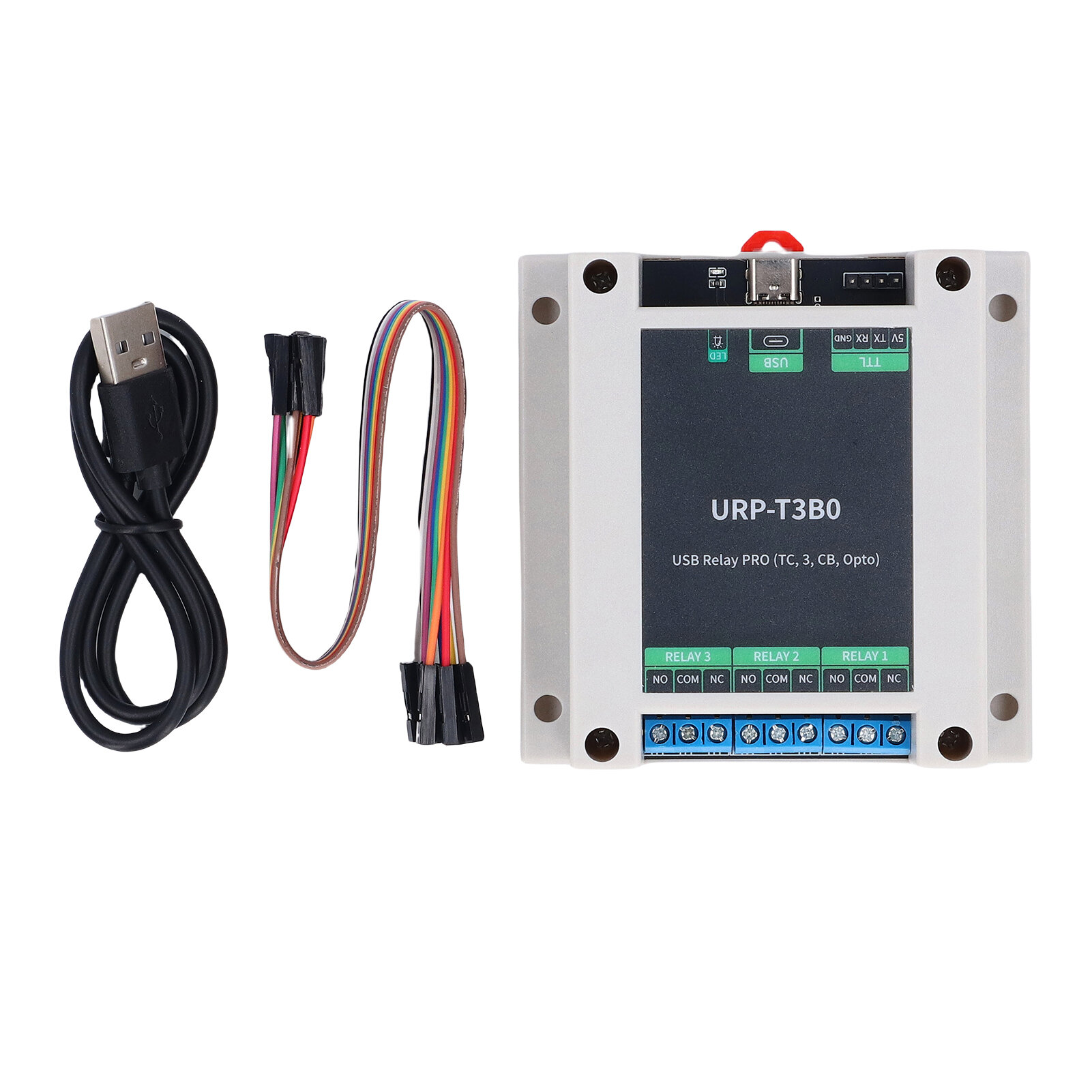 USB Relay 3 Channel 5V USB TTL модуль управления реле с GD32F103C8T6 Светодиодный индикатор чипа