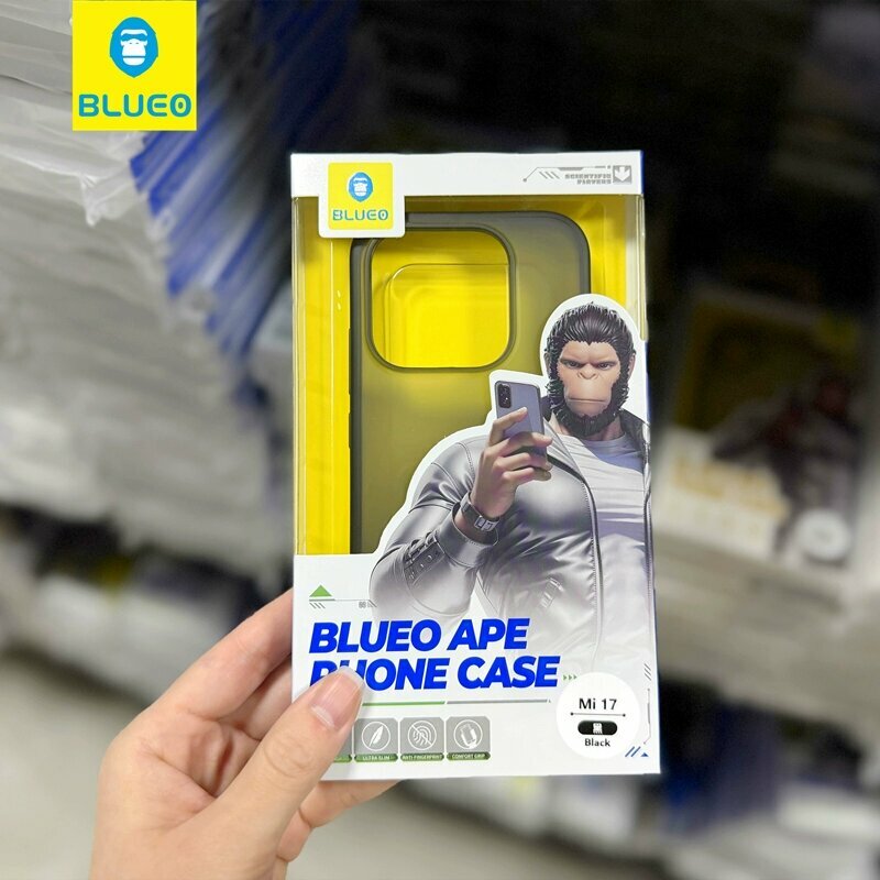 Матовый черный чехол для Xiaomi 17 с защитой от царапин, серия Blue Gorilla