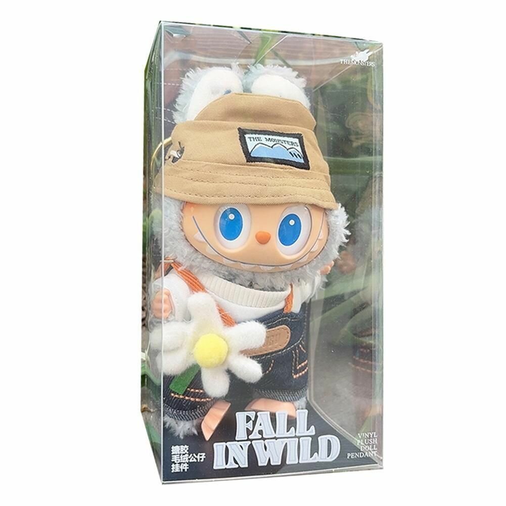 17 см LABUBU макарон пузырь виниловая плюшевая кукла, детские подарки