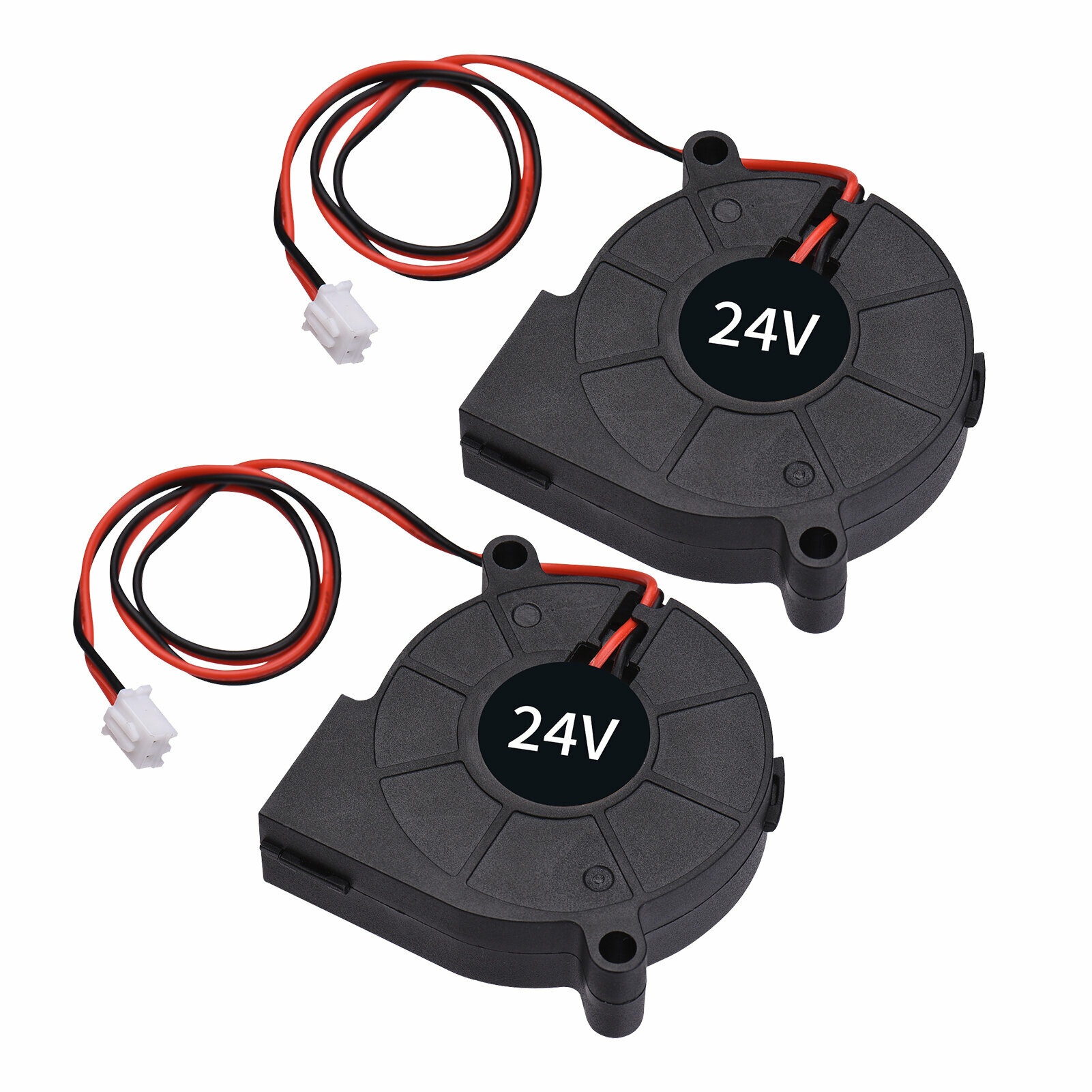 5015 Охлаждающий вентилятор 50x50x15 мм 12 В/24 В Бесщеточный вентилятор Вентилятор 2-контактный разъем для деталей 3D-принтера