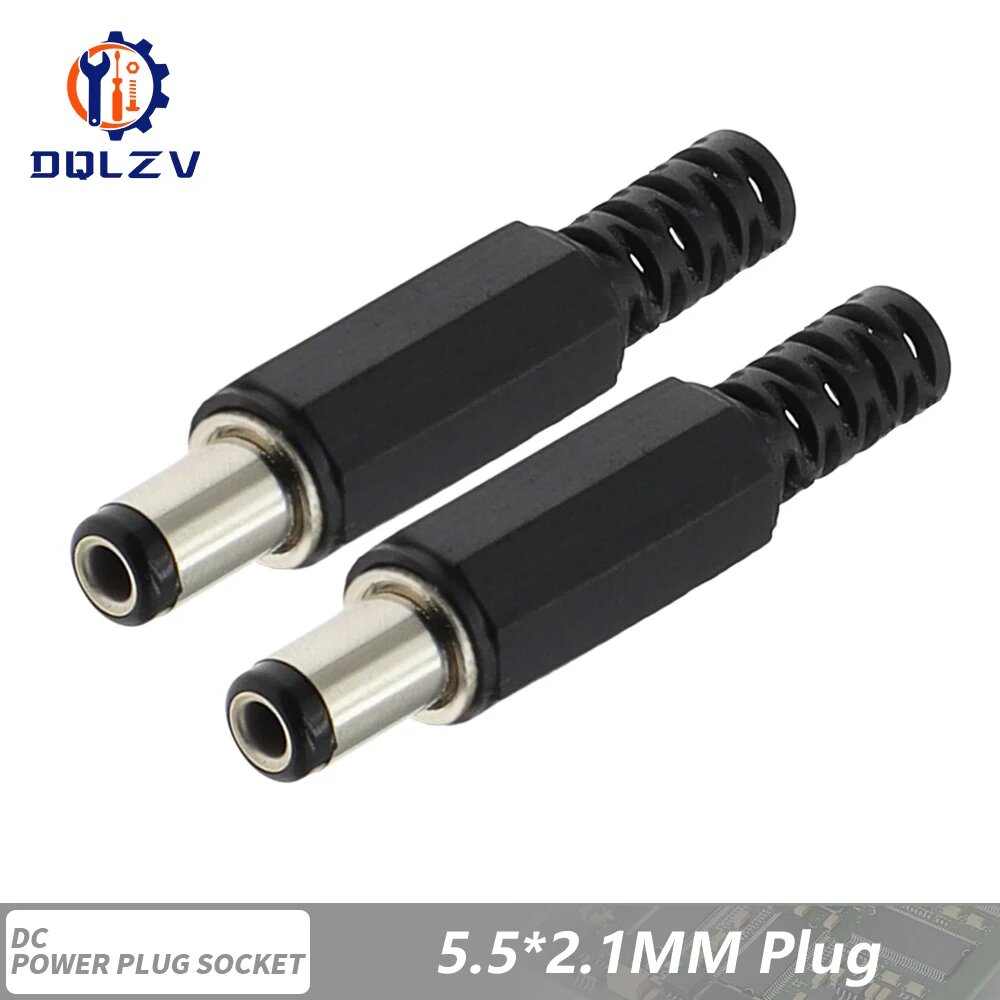 10шт Разъем DC 5.5*2.1мм DQLZV Type N