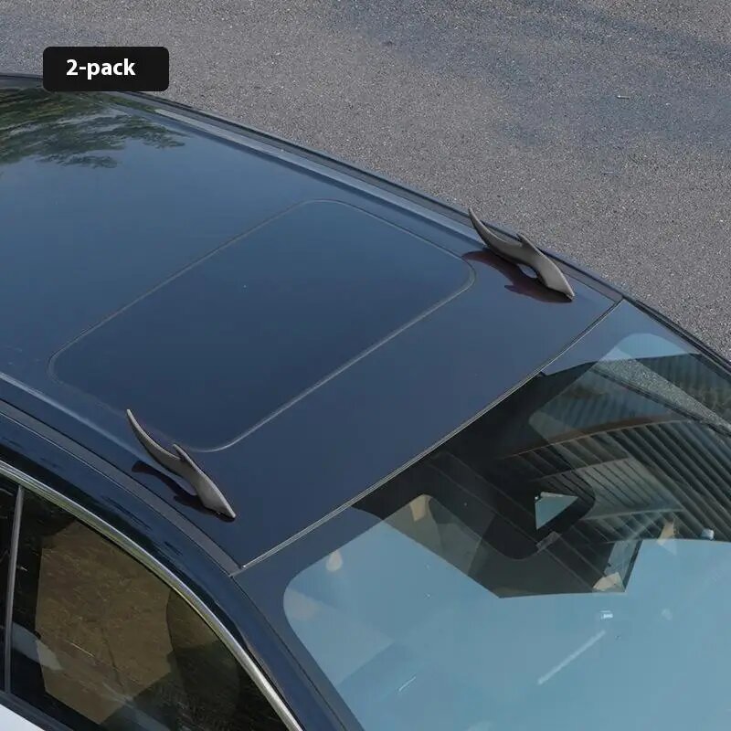 ЭВА рога дракона на крышу авто, 2 шт, Black