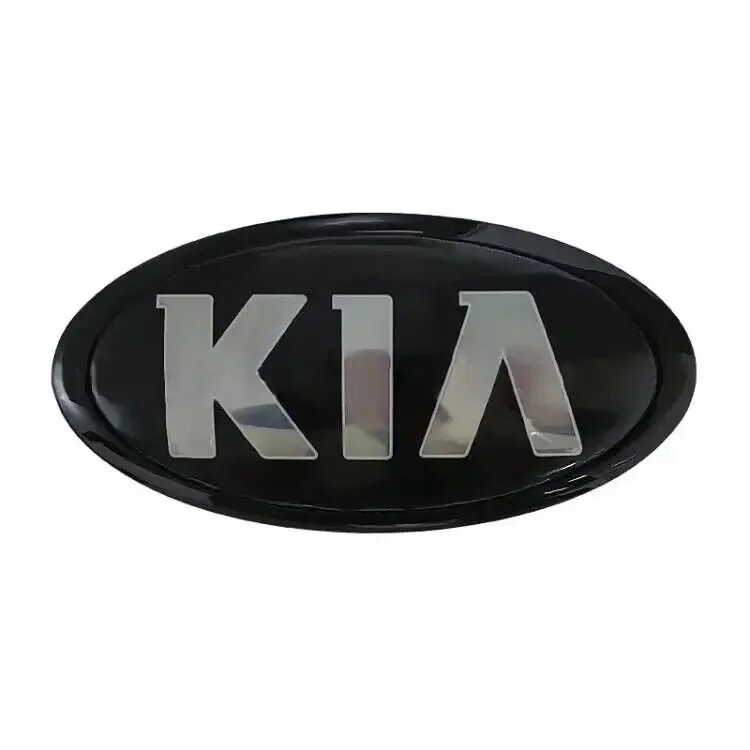 Эмблема KIA Black 130x65mm