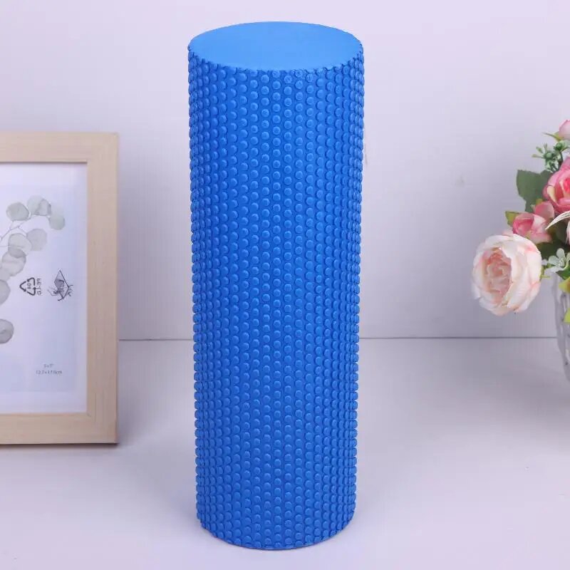 Ролик для йоги синий, из пены EVA, Color: Blue