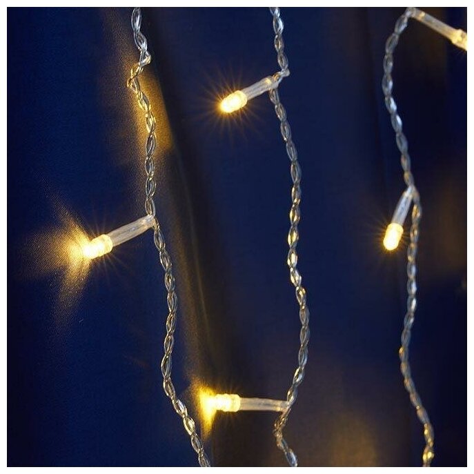 Уличная светодиодная Гирлянда Feron Бахрома 230V желтая без мерцания CL23 41633