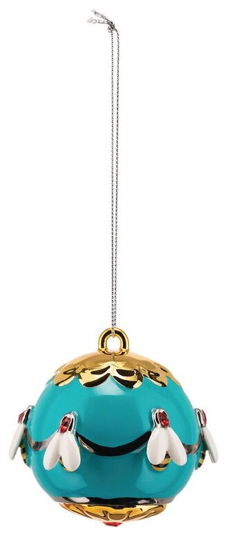 Новогодняя игрушка ALESSI FABERJORÌ Ape dell'oro, MJ16 5