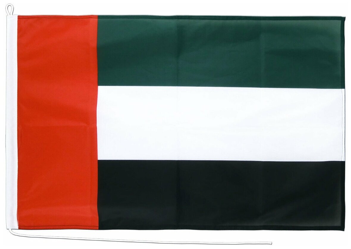 Флаг ОАЭ на яхту или катер 40х60 см