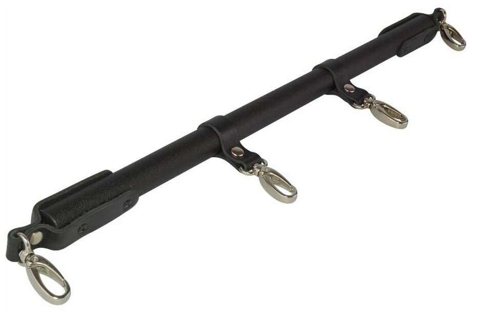 Sitabella Металлическая распорка с кожаными ремешками и карабинами 50 см (3344), черный