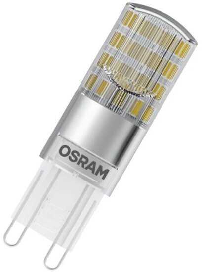 Светодиодная лампа Ledvance-osram OSRAM LEDSPIN40 CL 3,5W/827 230V G9 400lm d20x57 10X1RU