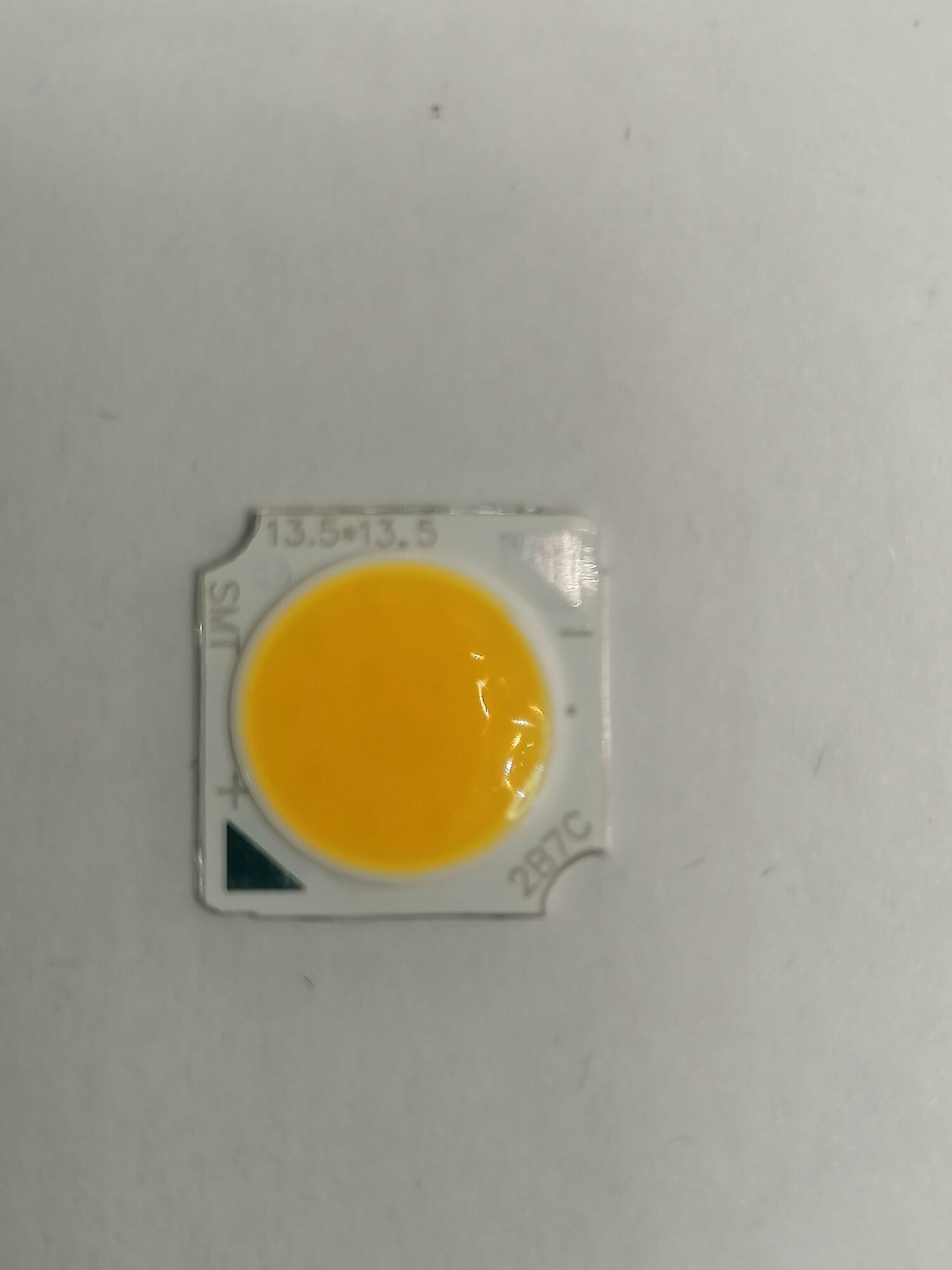 2штук Чип светодиодный COB 7 Вт 3000K теплый белый