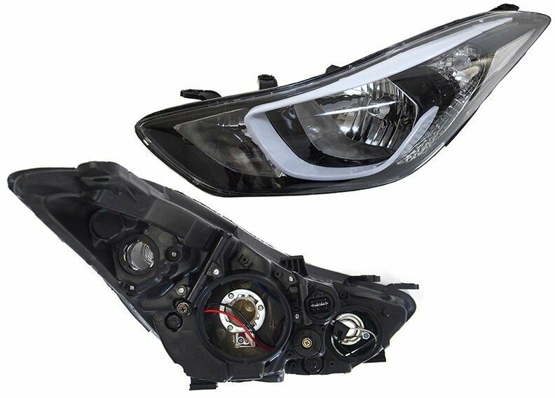 Фара левая для Hyundai ELantra V 14-16 / арт. ST2211181L / бренд SAT / OEM 921013X210