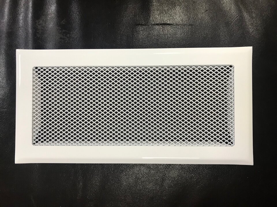 Решетка приточно-вытяжная с фланцем на магнитах 250х80 мм стальная