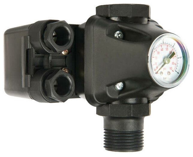 UNIPUMP РМ/5-3W реле давления с манометромконтроль давления в водоснабжении и отоплении