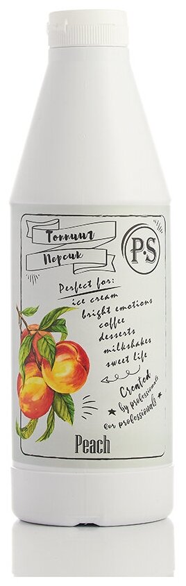 Топпинг "ProffSyrup" "Персик" 1,0кг