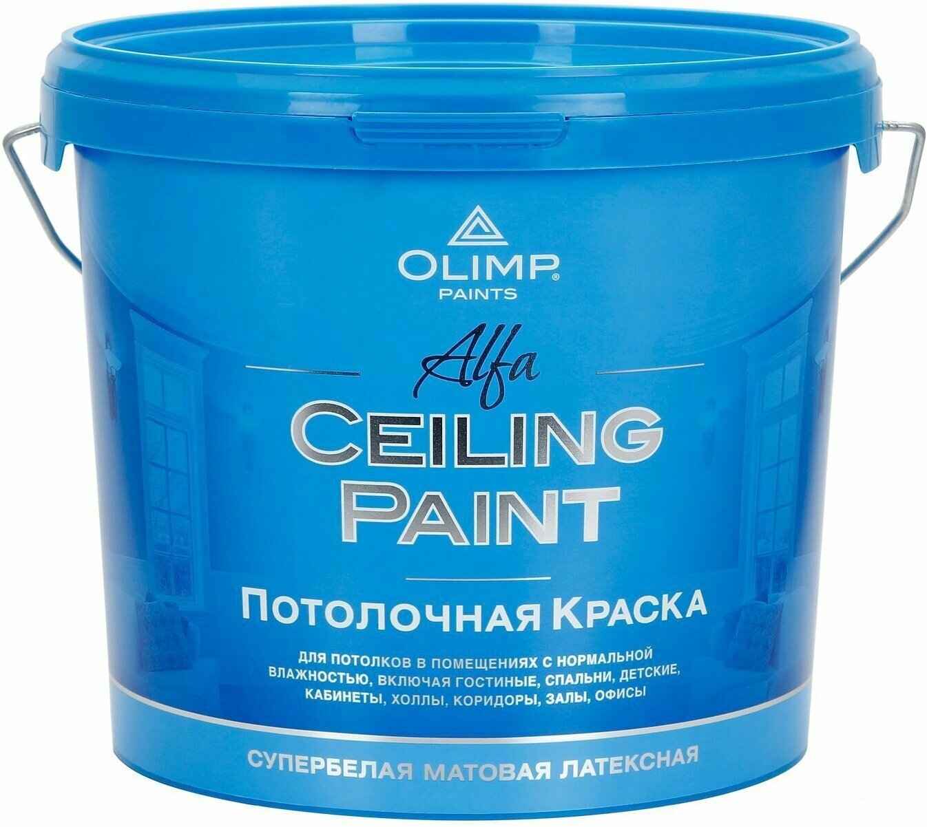 Краска для потолков Husky Olimp Альфа латексная 5 л