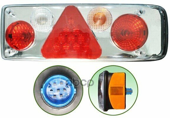 Фонарь задний KRONE KOGEL левый (разъем сзади, без рога) прозрачный MARS TECH MARS Tech арт. M711417