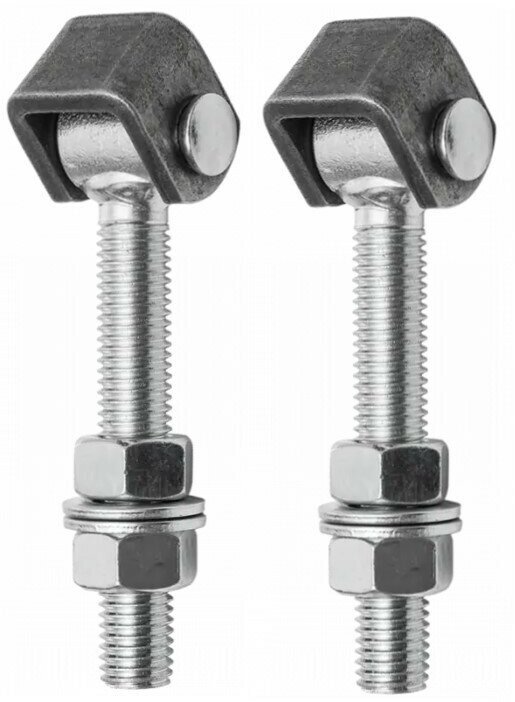 Петля регулируемая для ворот и калитки с удлиненным штоком. М20. Комплект из 2-х петель.