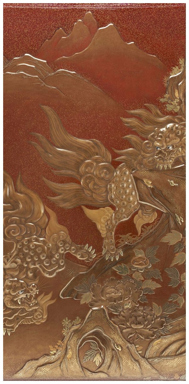 Фотообои 3d на двери самоклеющиеся HARMONY Китайские огненные драконы 97х202 см HDD-104 фото обои на стену 3д