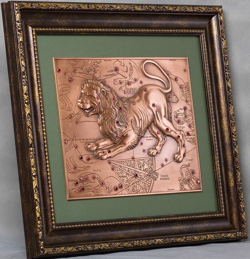 Эксклюзивный подарок, "Знак зодиака" - Лев