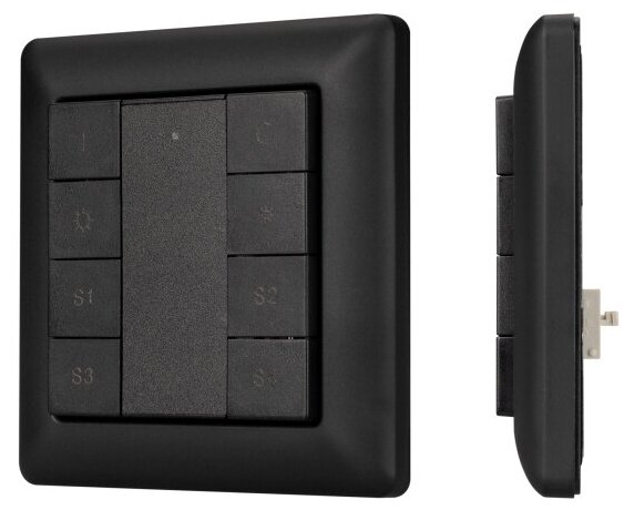 INTELLIGENT ARLIGHT Панель DALI-223-1G-4S-IN-BLACK (BUS) (INTELLIGENT ARLIGHT, -)