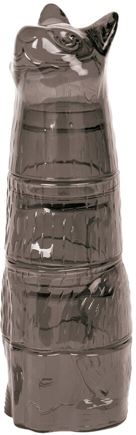 Набор из 4 стаканов Kitty в виде кошки черный Doiy DYGLAKIBK