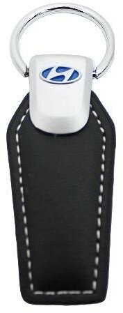 Брелок кожа/металлический SW с кольцом Hyundai